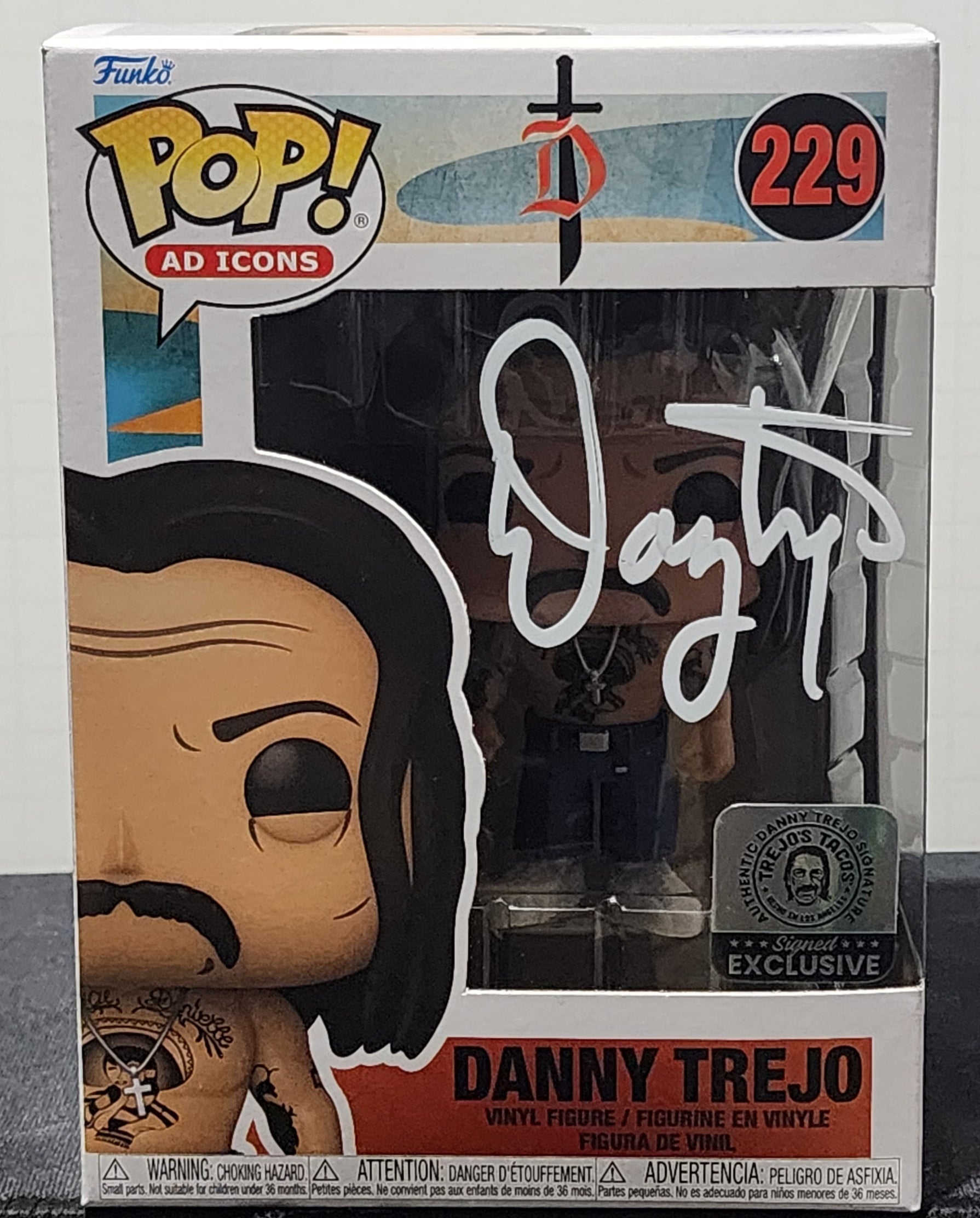 Danny Trejo Signed Funko pop From Trejo's Tacos – 4BDN Collectibles